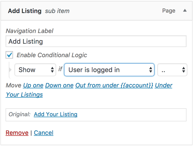 Showing or Hiding WordPress Menu Items Based on User Status ...