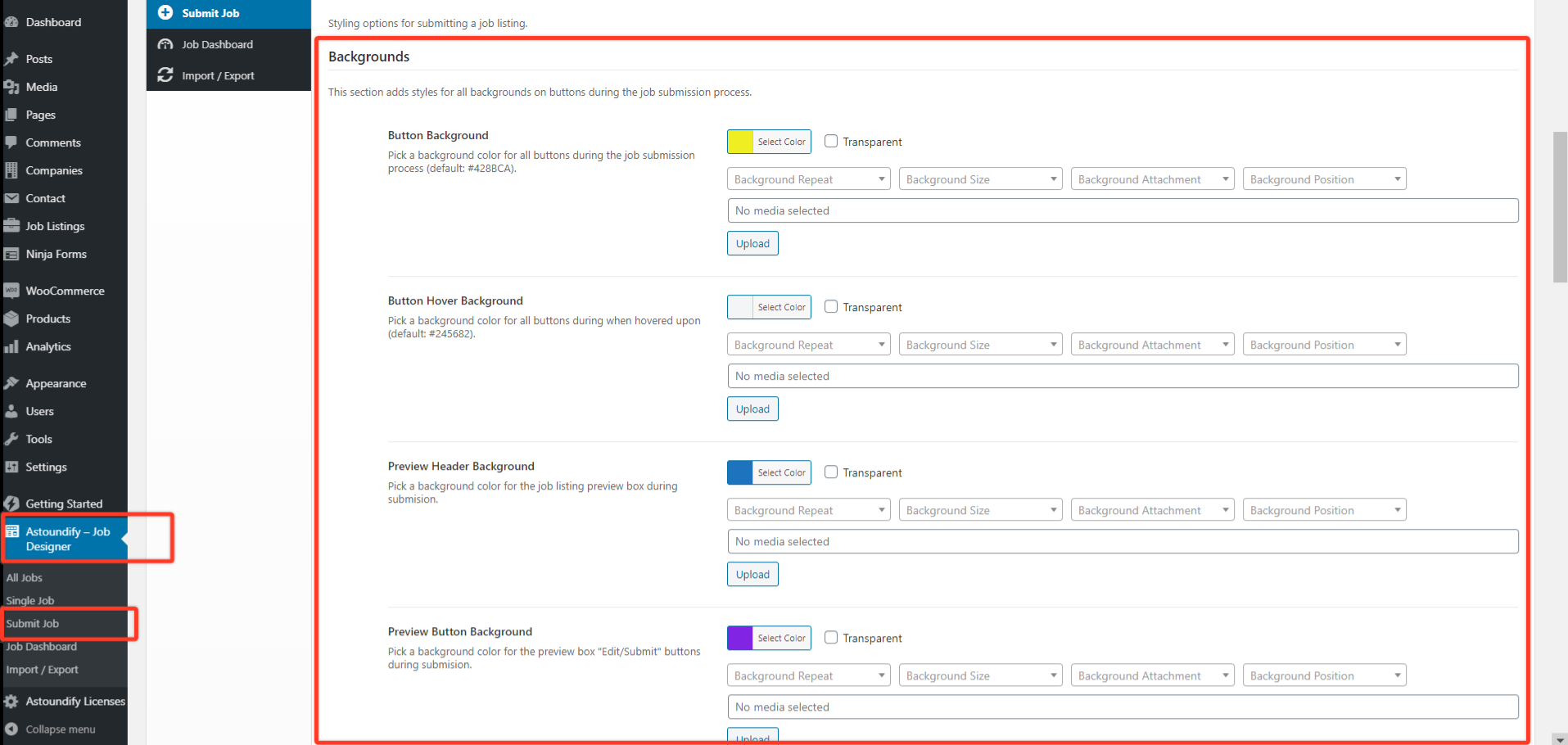 How to Style the Submit Job Page - Astoundify Knowledge Base