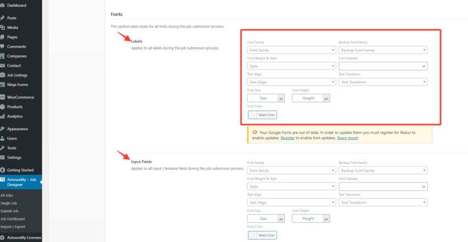 How to Style the Submit Job Page - Astoundify Knowledge Base