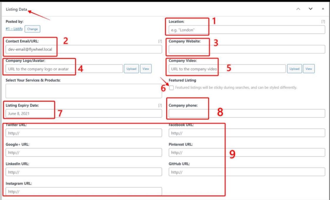 Steps on How to Creating a New Listing - Astoundify Knowledge Base