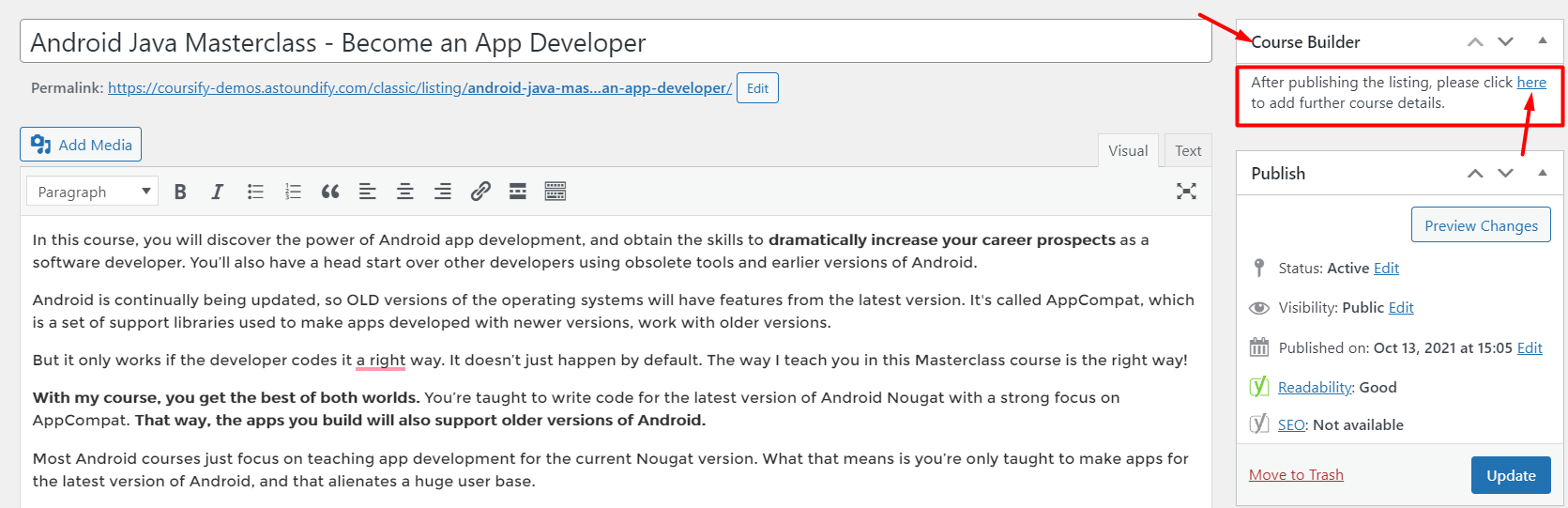 Course Creation Process - Astoundify Knowledge Base