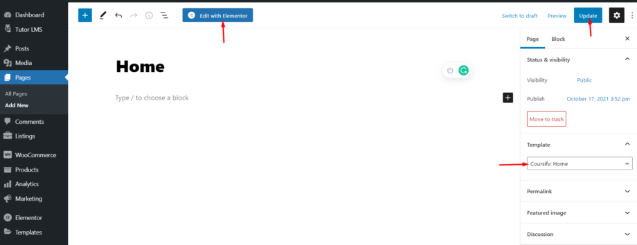 How to Set up the Coursify Homepage - Astoundify Knowledge Base