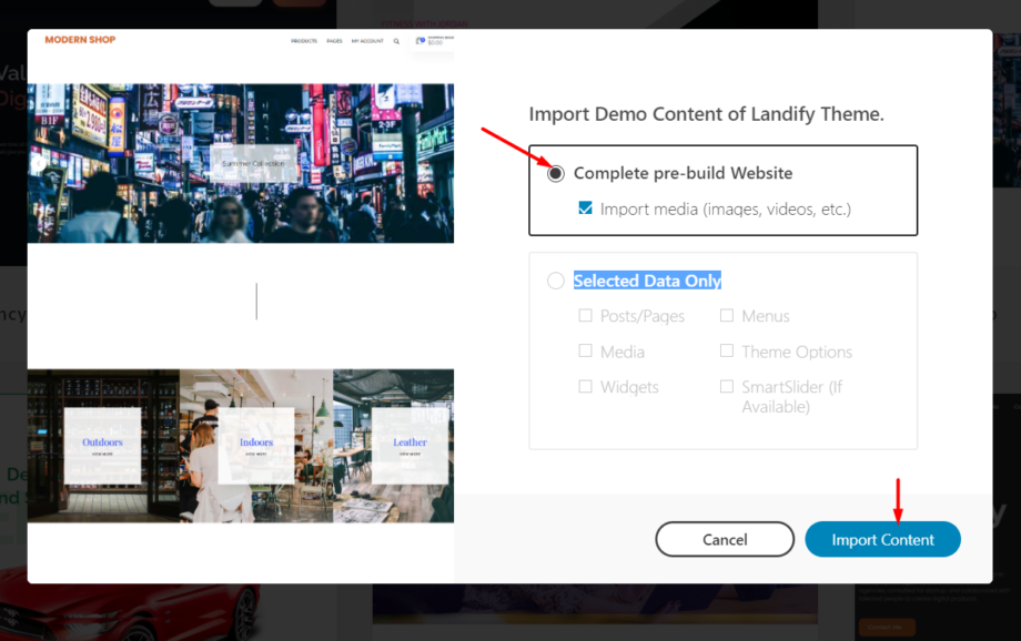 Importing your Demo Content - Astoundify Knowledge Base