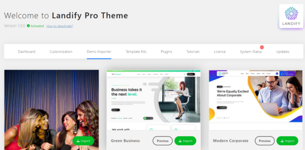 Getting Started With Landify Theme Options - Astoundify Knowledge Base