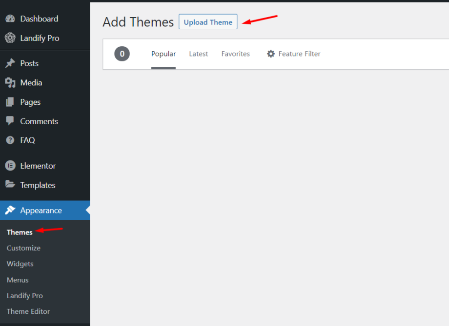 Installing Your Landify Theme - Astoundify Knowledge Base
