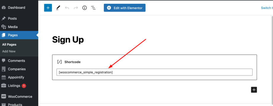 How to insert a Register link in the login popup - Astoundify Knowledge Base