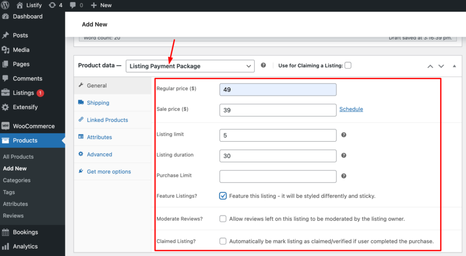 How to Create a Listing Package and Listing Subscription Package - Astoundify Knowledge Base