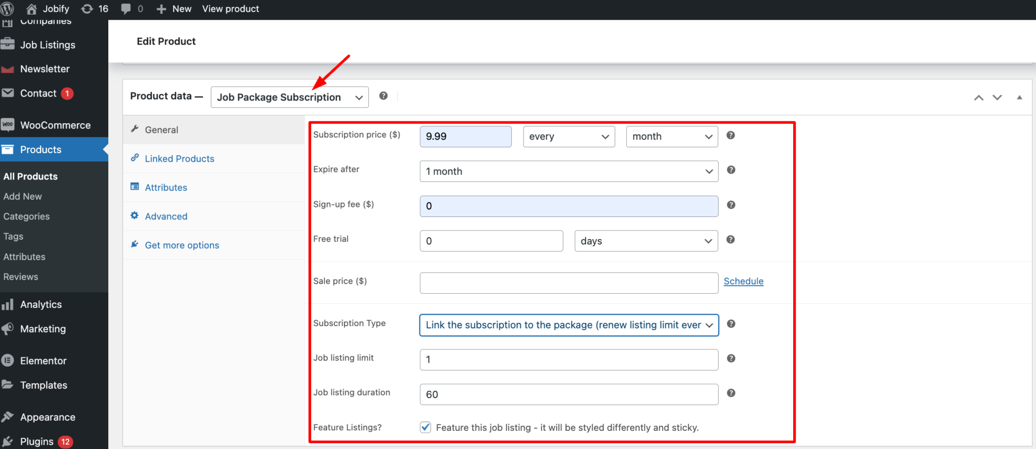 How to Create a Job Package and Job Subscription Package - Astoundify Knowledge Base