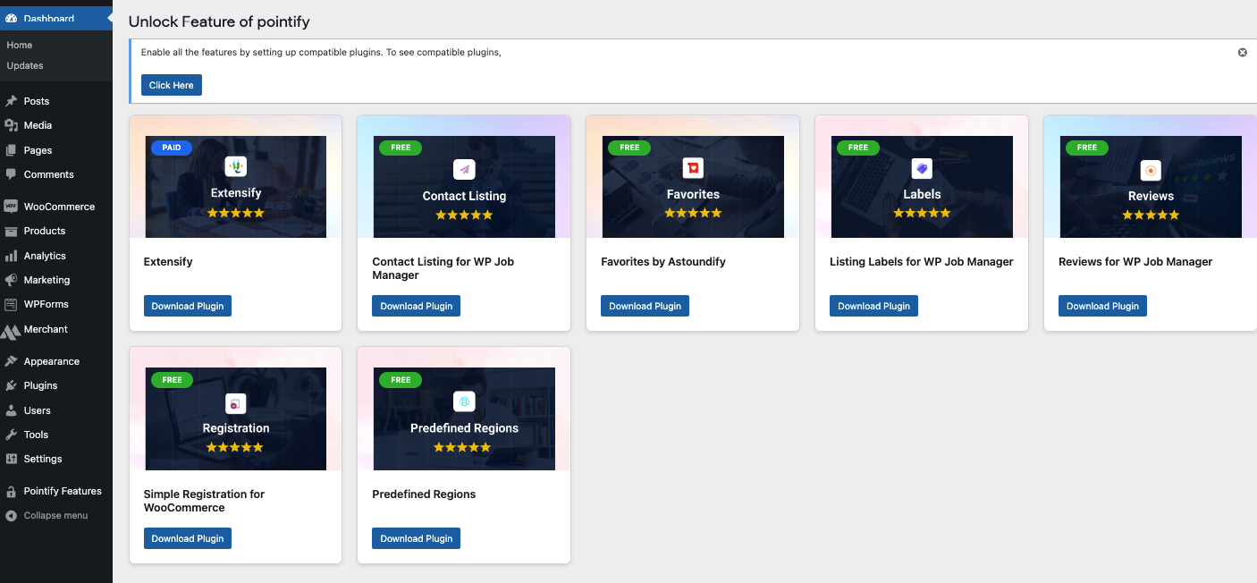Installing Required and Compatible Plugins for the Pointify Theme - Astoundify Knowledge Base
